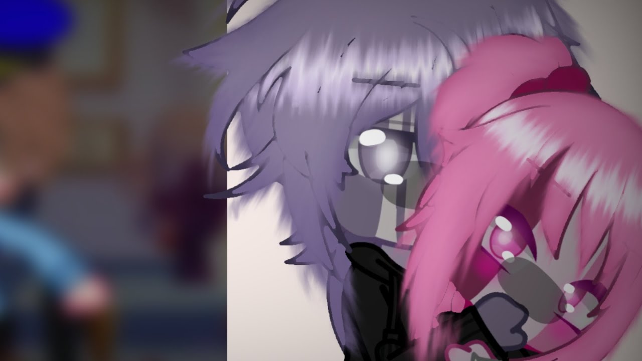 hiding meme fnf gacha trend Ruvente Criminal AU 💜💗 #ruvente #fnfgacha ...