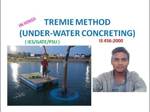 TREMIE METHOD | UNDER-WATER CONCRETING | - YouTube