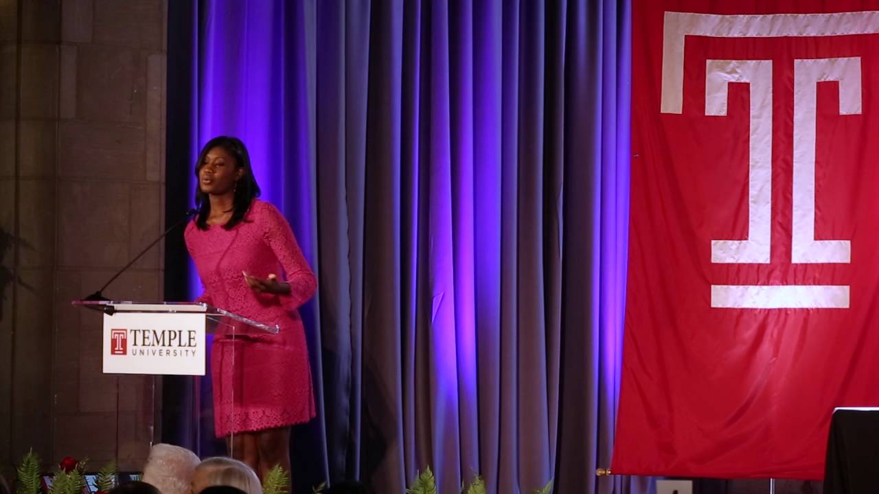 Chanteé Lans Receives 2016 Lew Klein Rising Star Award - YouTube