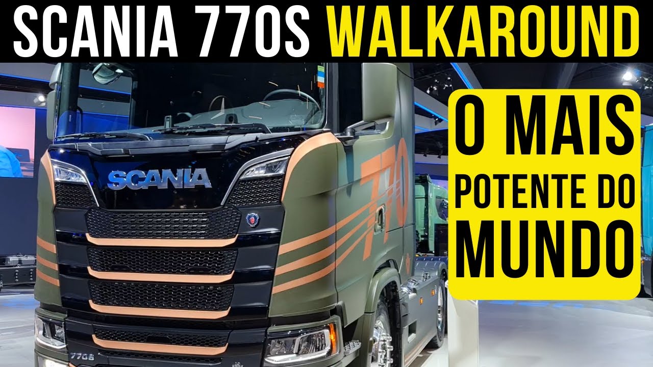 Scania 770S: Walkaround no caminhão de série mais potente do mundo ...