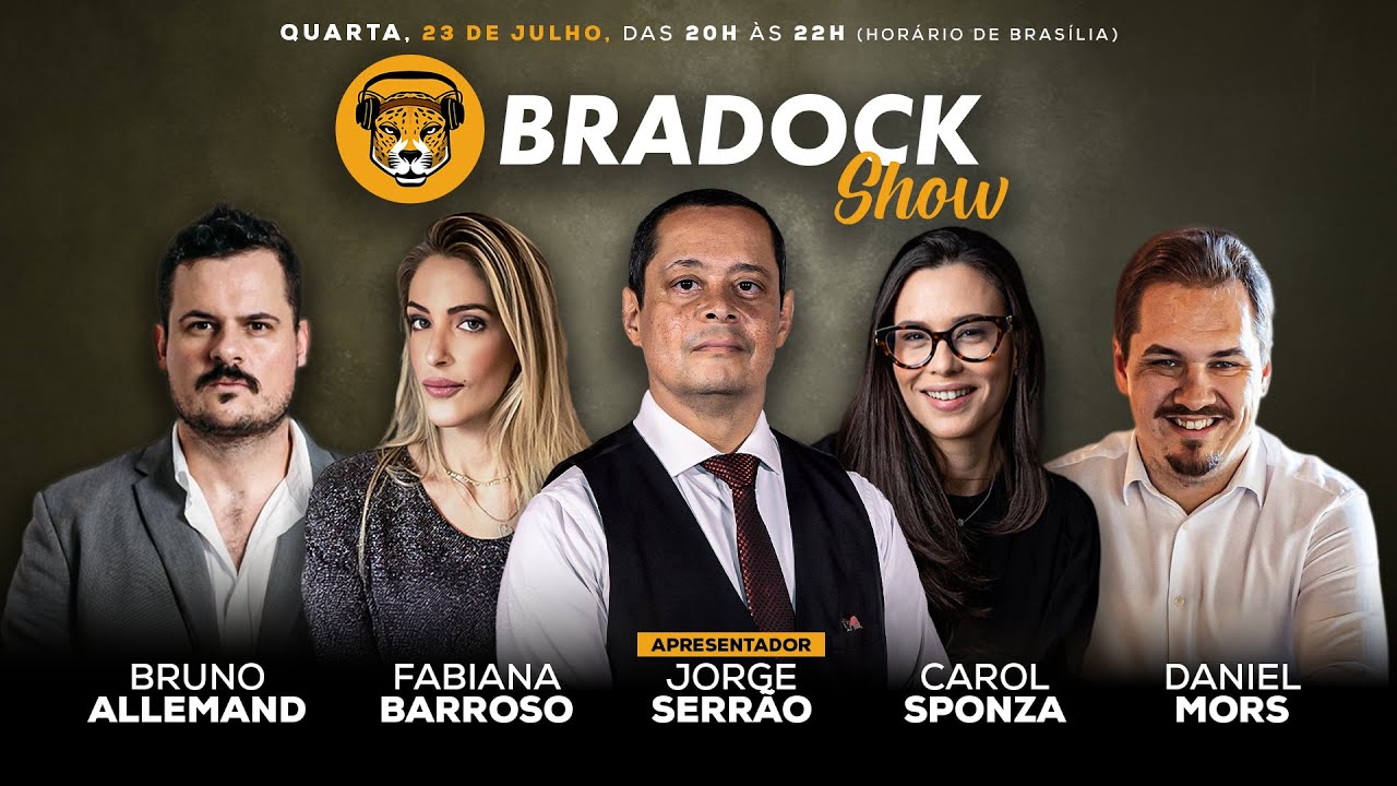 Bradock Show 23/07/25 - Jorge Serrão, Fabiana Barroso, Carol Sponza ...