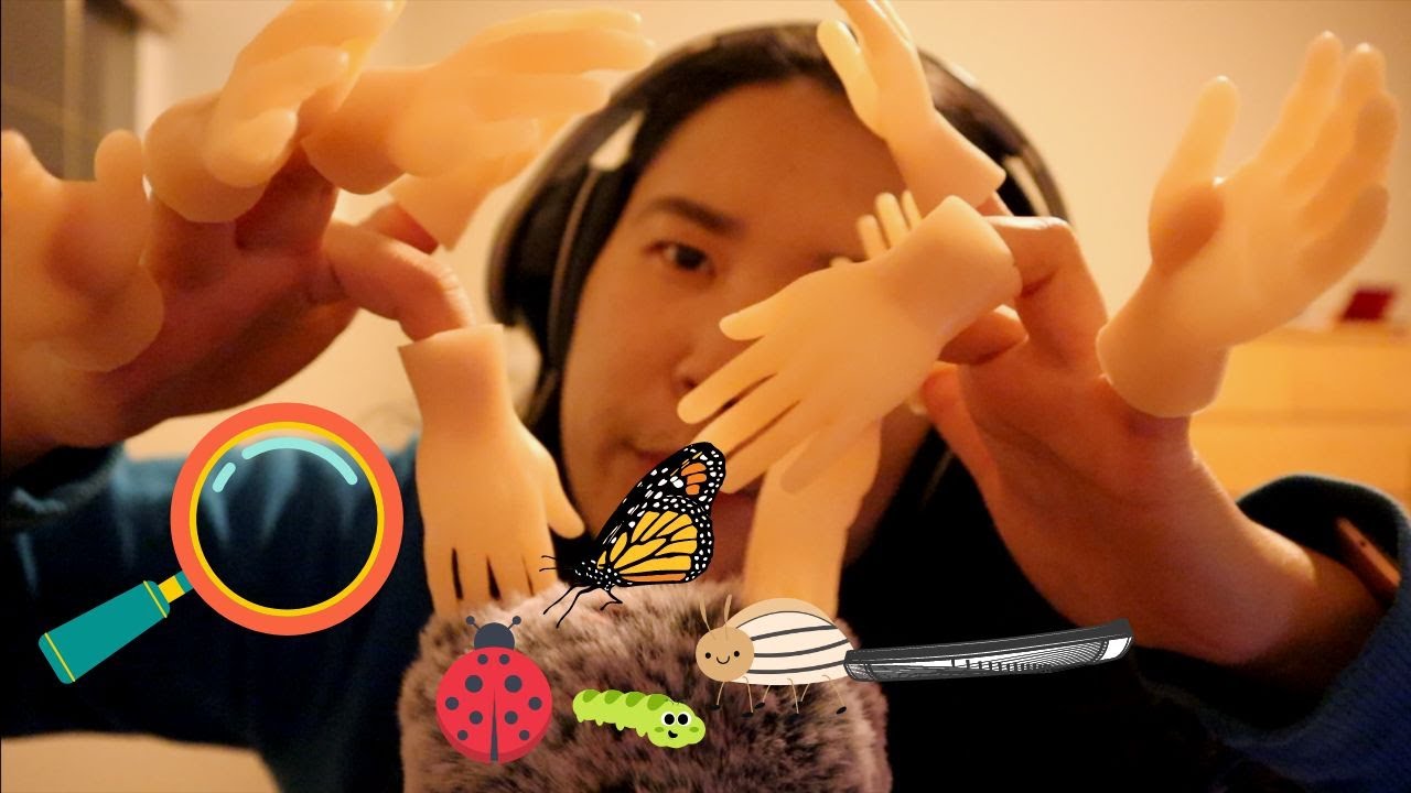 ASMR Removing BUGS in HAIR | Inaudible Whispering | Searching ...