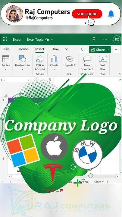 How To Get Company Logo In Excel Raj Computers Raj Sir Shorts Exceltricks Rajsir275