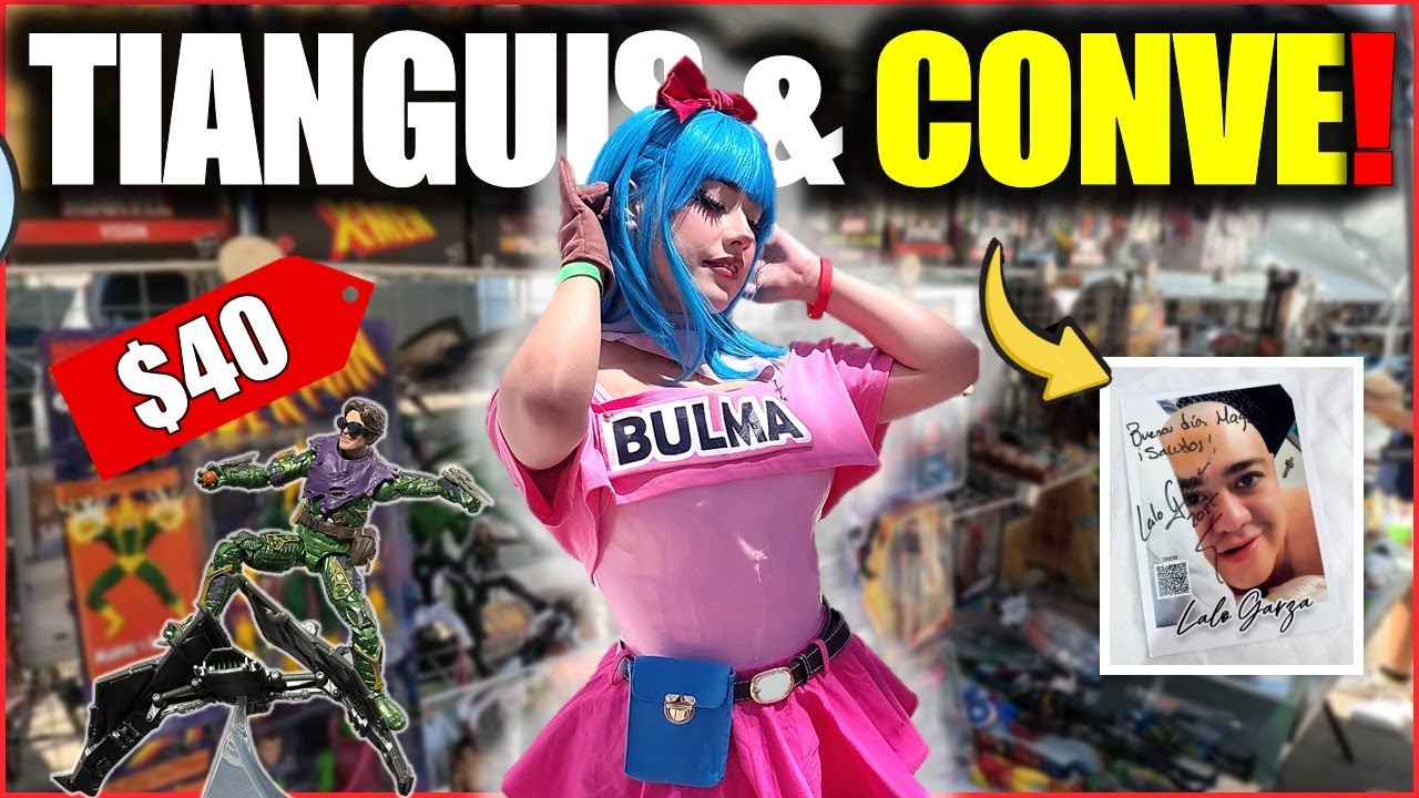 🔥 CAZANDO JUGUETES con COSPLAYER @Magsmx TIANGUIS + CONVENCIÓN - YouTube
