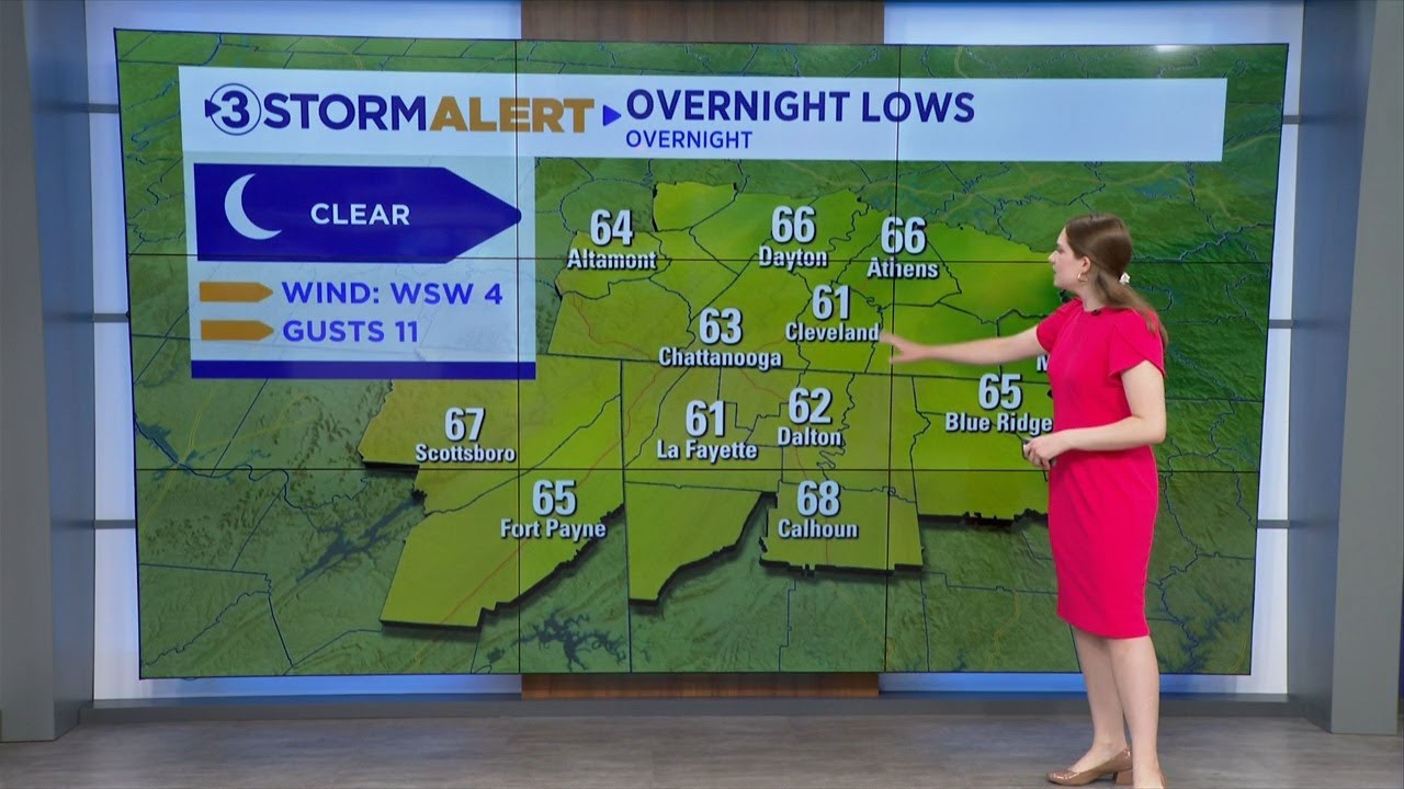Audrey Shirley's Saturday evening weather - YouTube
