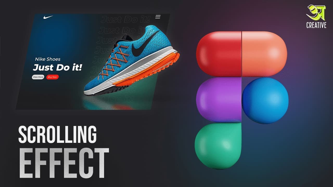 Figma Tutorial: Scrolling webpage effect - YouTube