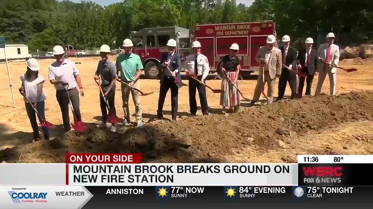 Mountain Brook breaks ground on new fire station - YouTube