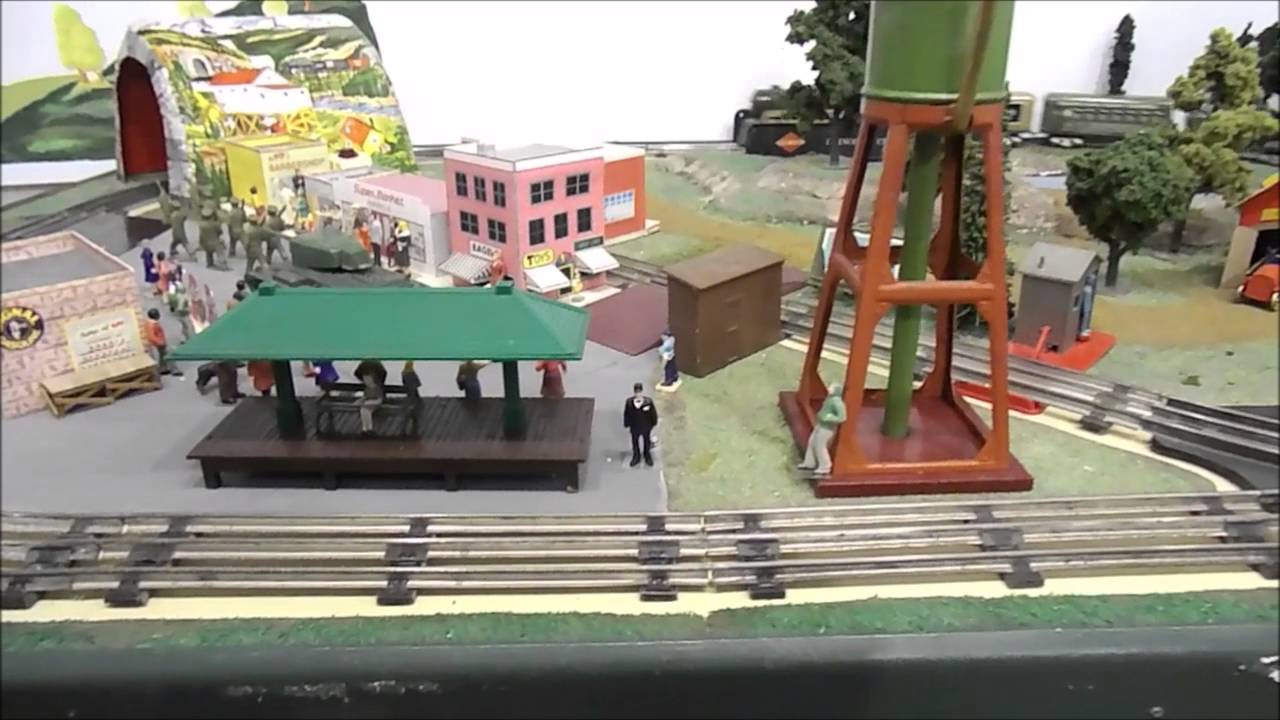 The 'Jeep' Layout Marx Trains Set#10703 Marlines Military Support Train ...