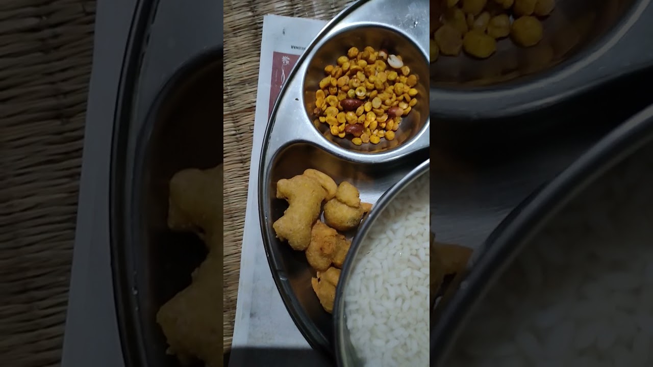Pakhal Bhat,bhaja,pakora, mixture - YouTube