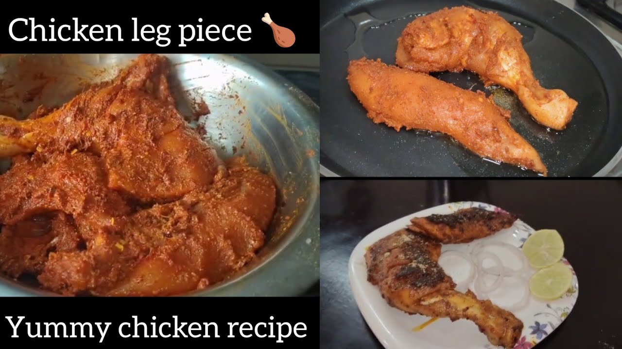 Chicken leg piece recipe 🍗 | Easy tasty homemade chicken leg piece fry ...