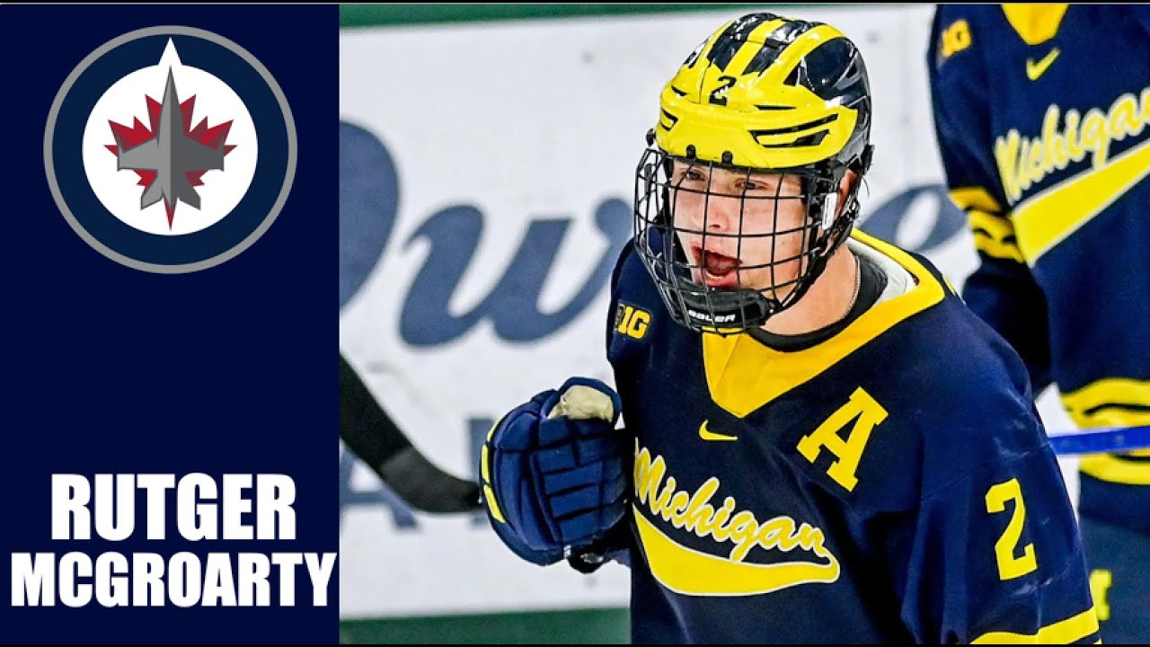 NHL Prospects : Rutger McGroarty - 23-24 Highlights - YouTube