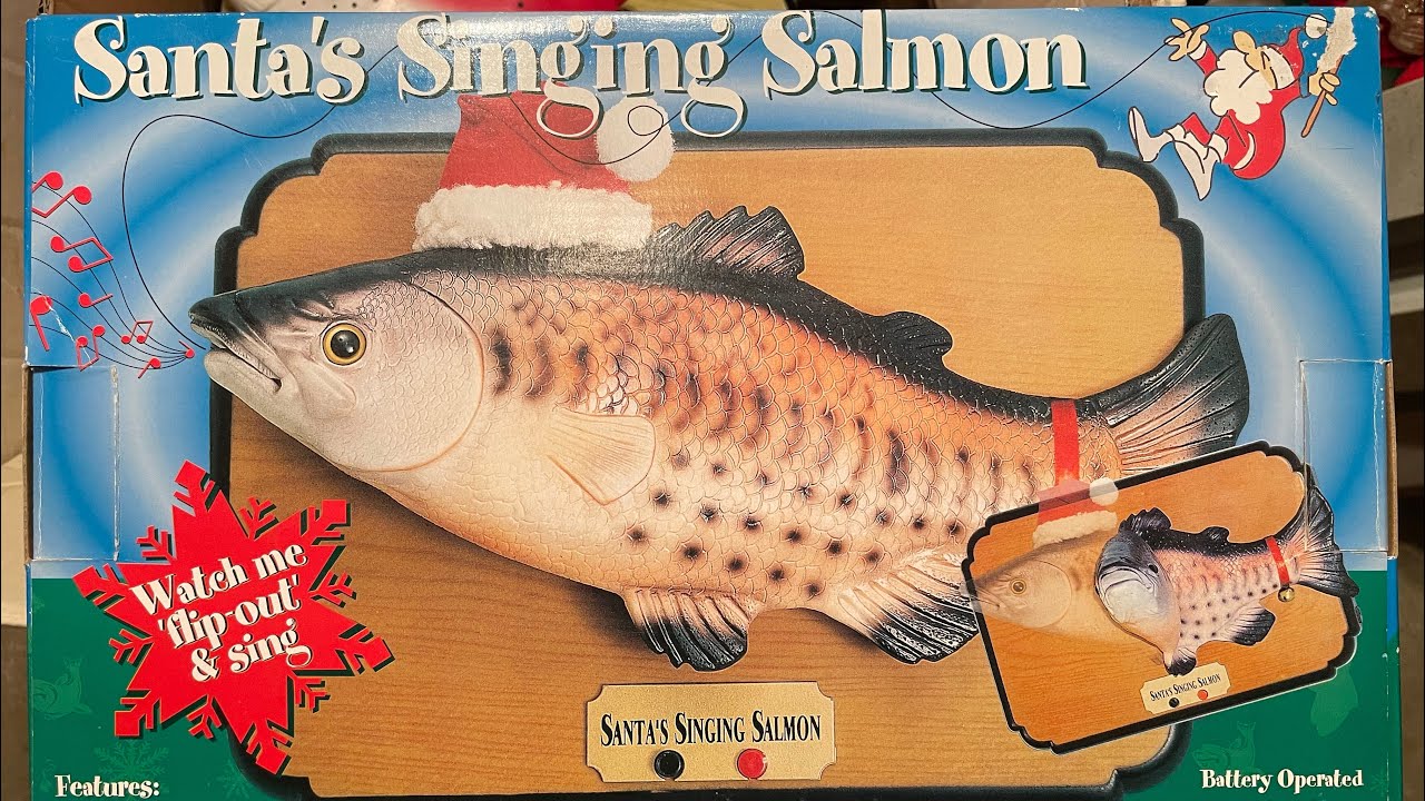 Santa’s Singing Salmon Christmas Singing Fish - YouTube
