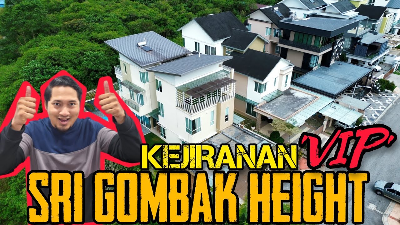 BANGLO 3 TINGKAT DENGAN 'VIEW' YANG MEMUKAU | Sri Gombak Height - YouTube