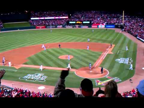 David Freese triple in World Series, bottom 9th. - YouTube