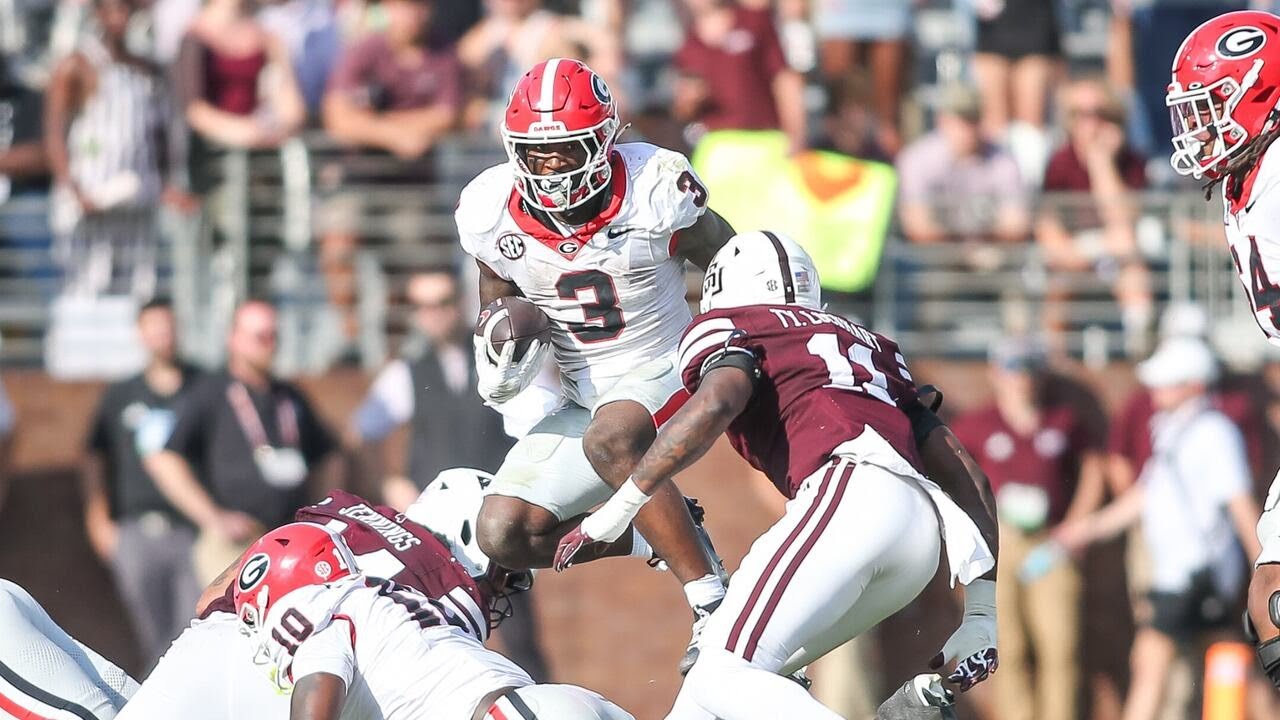 UGA running back Nate Frazier discusses running all over Miss. State ...