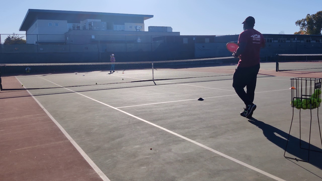 Vicky Private Lesson: Green Ball Control and Topspin Development - YouTube
