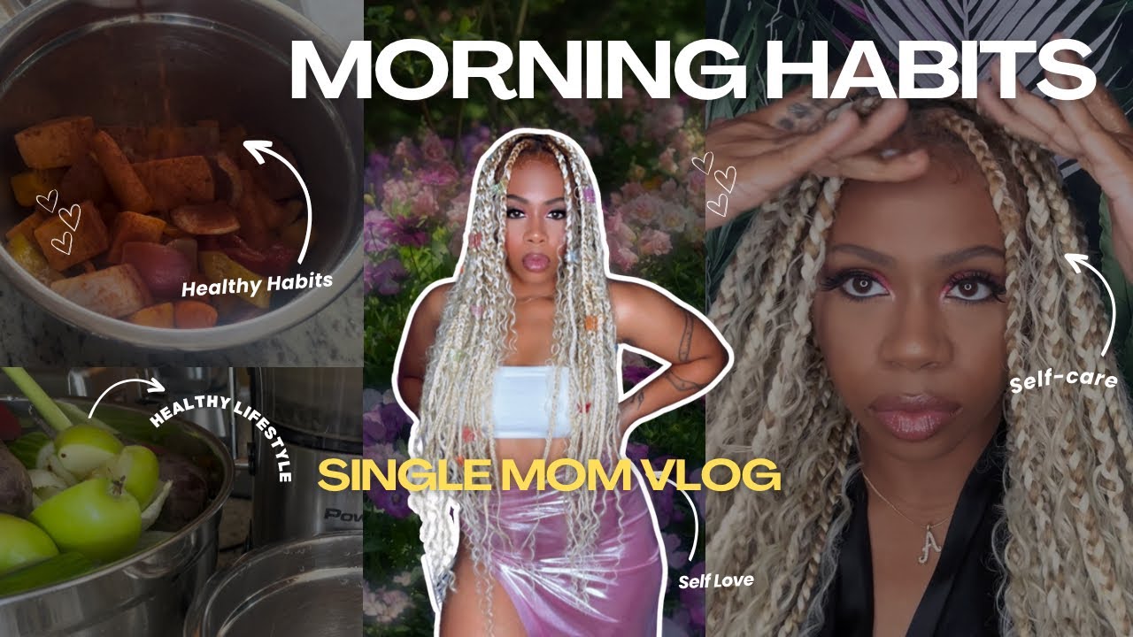 Single Mom Morning Routine: Healthy Habits & Heartfelt Chitchat - YouTube