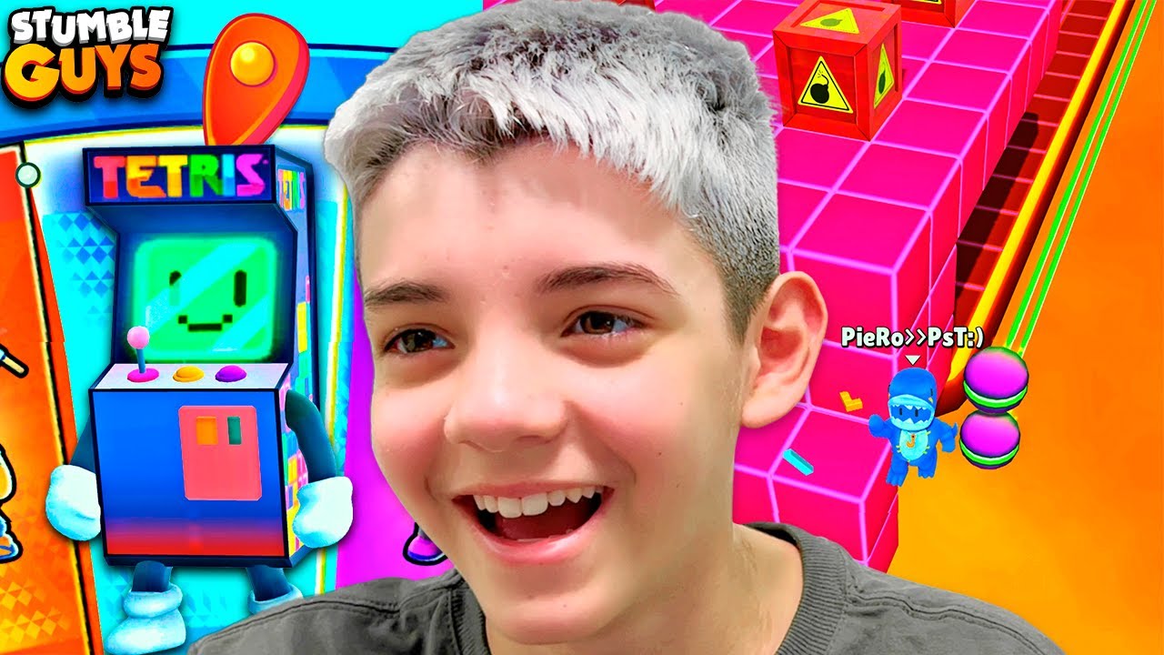 FIQUEI POBRE no STUMBLE GUYS & FIZ BURLAS DIFÍCEIS NO BLOCKDASH - Piero Start Games - YouTube