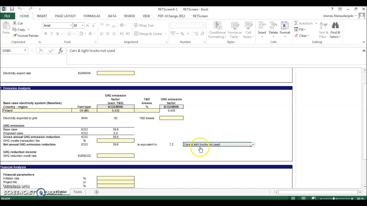 RETScreen tutorial video - YouTube