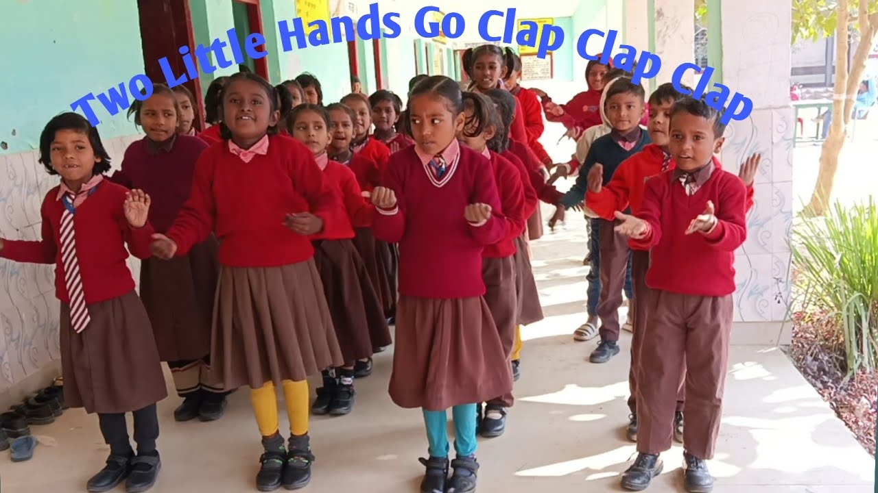 Two Little Hands Go Clap Clap Clap | Learning Video For Kids | Activity ...