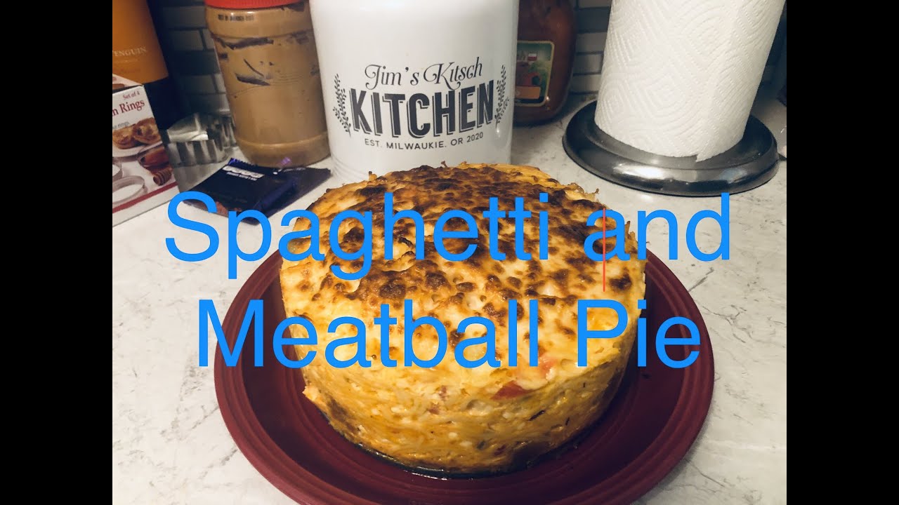 Spaghetti and Meatball Pie Recipe | Fun and easy - YouTube