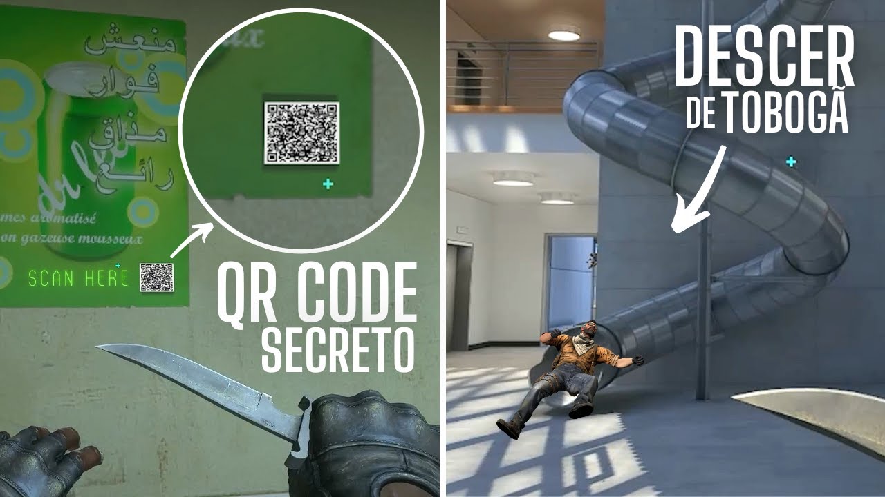 SEGREDOS QUE VOCÊ NÃO SABIA NO CS:GO (QR CODE oculto na Mirage) - YouTube