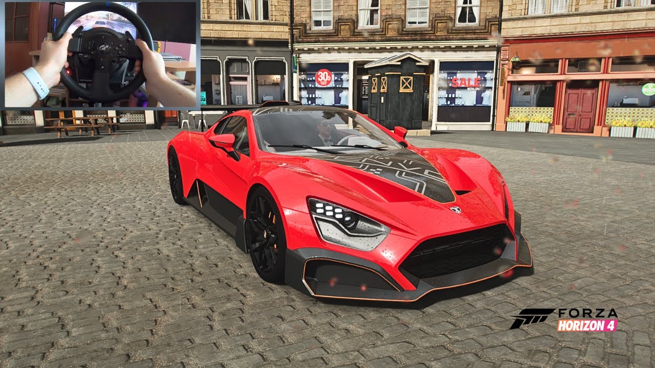 Driving Zenvo TSR-S - Forza Horizon 4 | Thrustmaster T3000 Gameplay ...