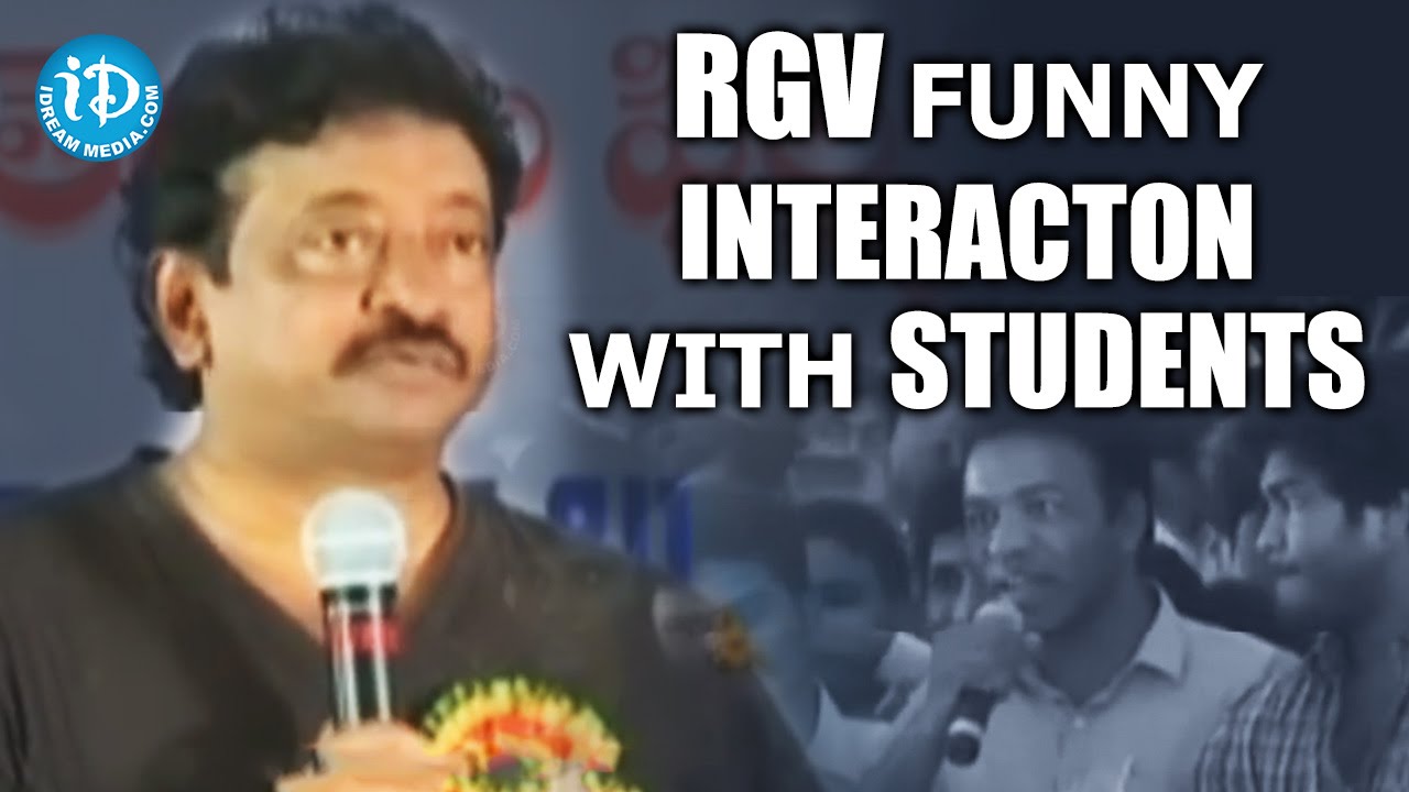 RGV Funny Interaction with Students || Karimnagar - Exclusive Part 2 ...