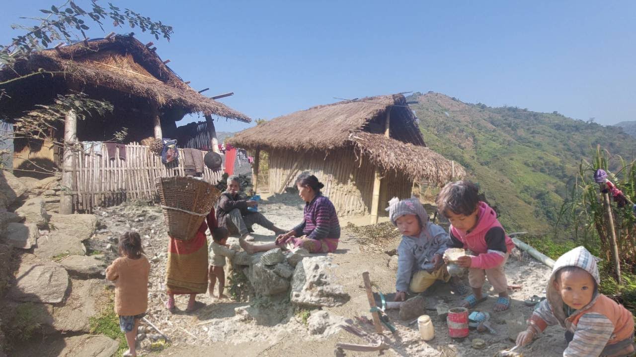 Productive Villagers and Happy Kids of Mountain Village || Living their ...