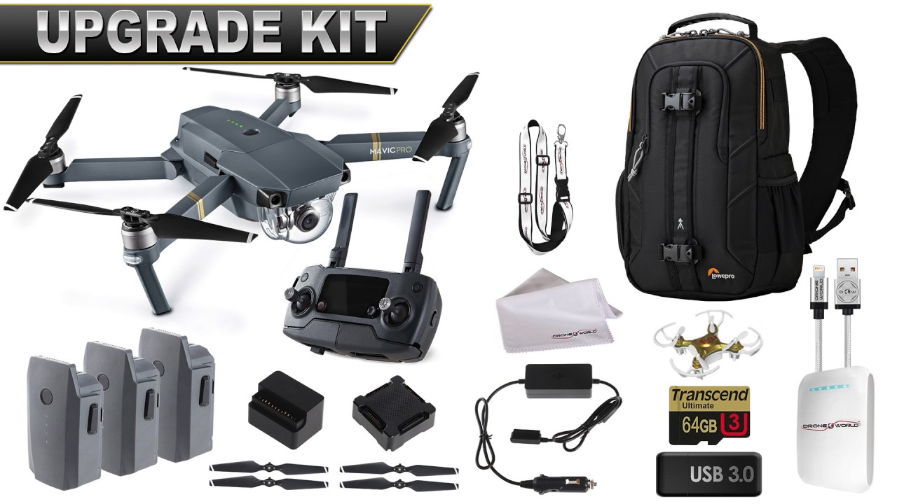 DJI Mavic Pro Upgrade Combo Kit by Drone-World.com - YouTube