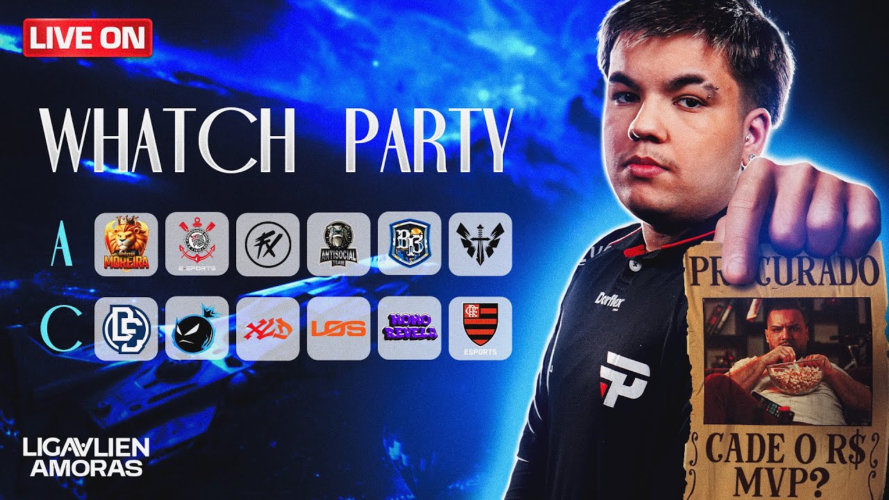 LIVE ON 🔴WATCH PARTY LIGA ALIEN COLA GERAL🖤LUCI FF🖤 - YouTube
