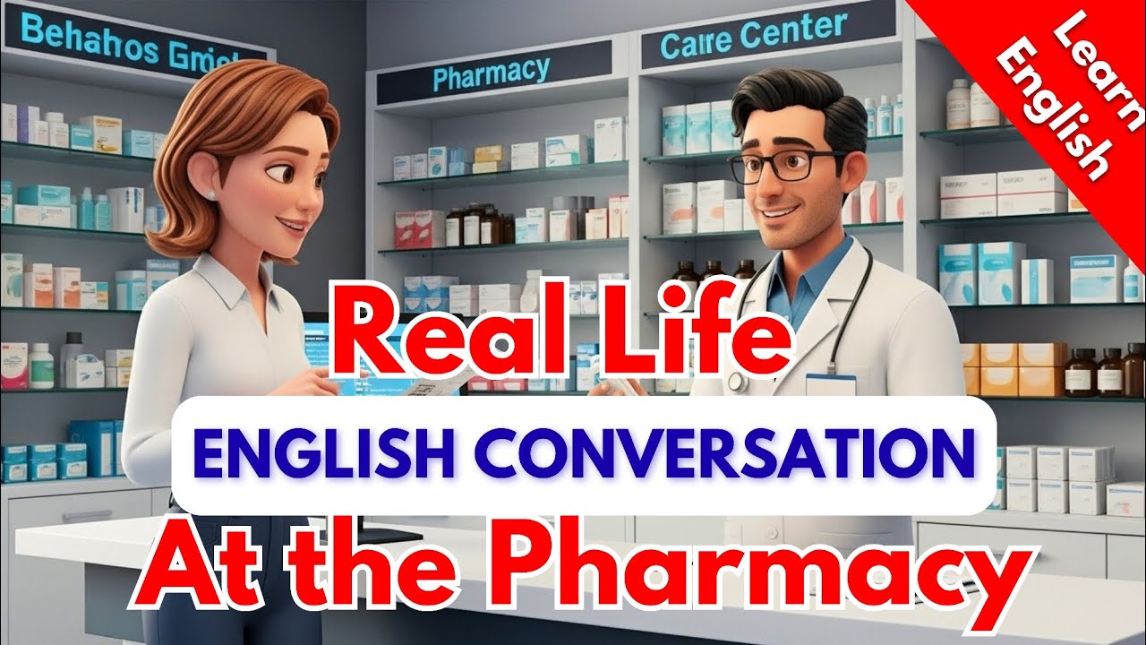 Real Life Pharmacy conversation | Easy English Speaking Practice for ...