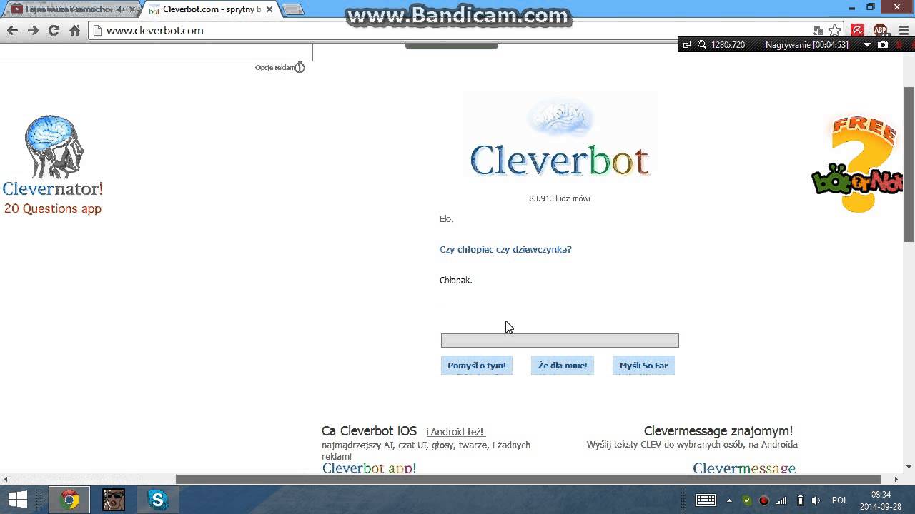 Clever BOT [#1] - YouTube