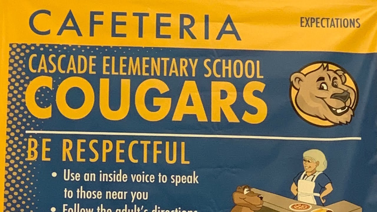 Cascade Elementary Cafeteria Expectations - YouTube