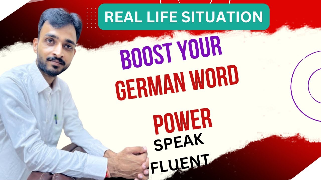 Level Up your German Vocabulary | Daily German Speaking with new Words ...
