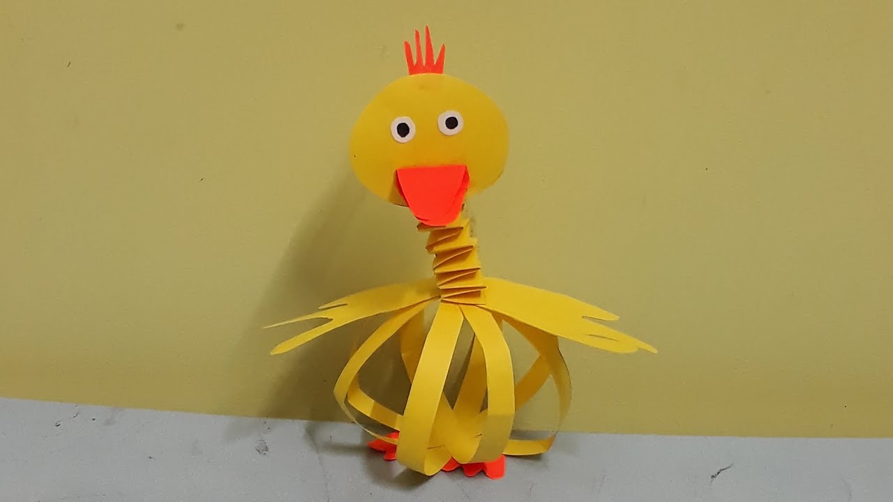 DIY||Paper craft Duck🦆||How to make paper Duck step by step|| Easy ...