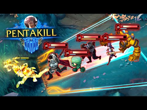 PERFECT PENTAKILL MOMENTS IN LEAGUE OF LEGENDS #9