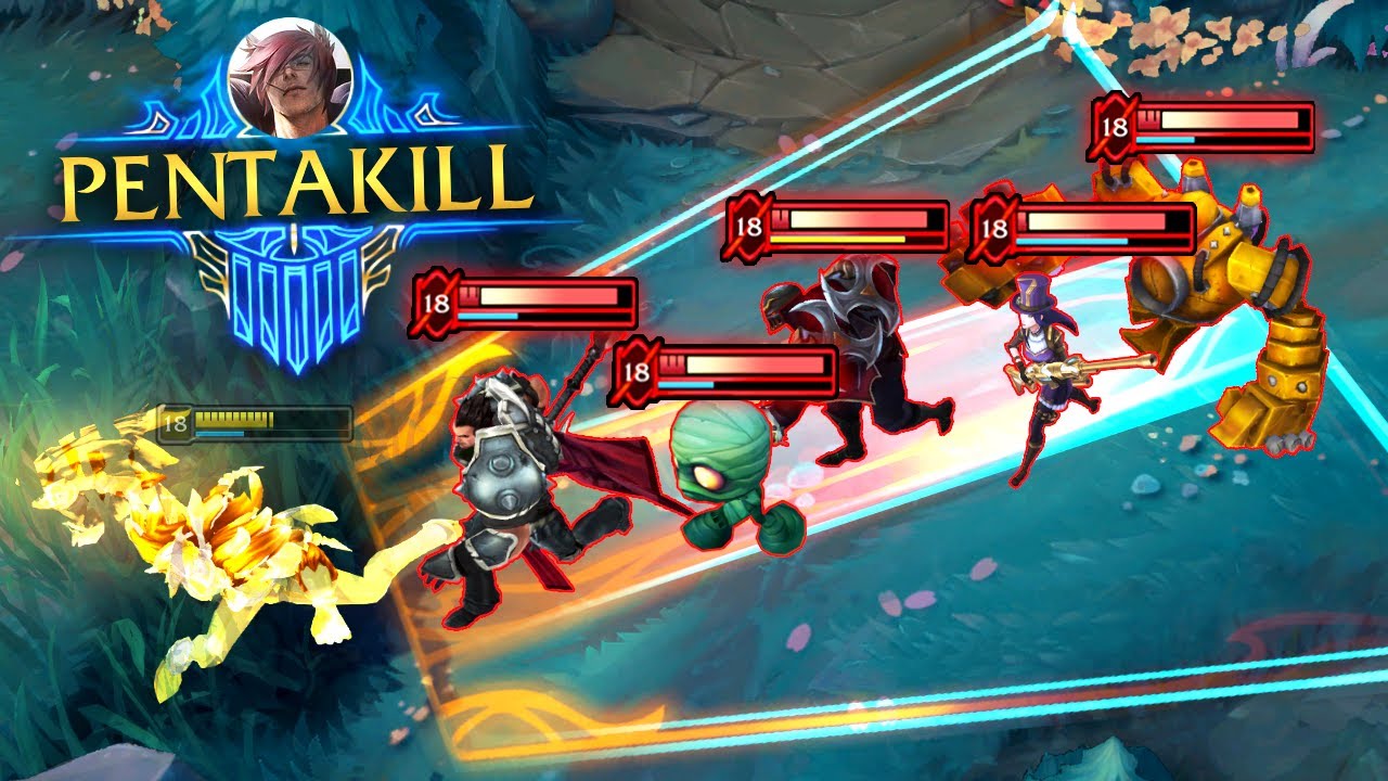 PERFECT PENTAKILL MOMENTS IN LEAGUE OF LEGENDS #9 - YouTube