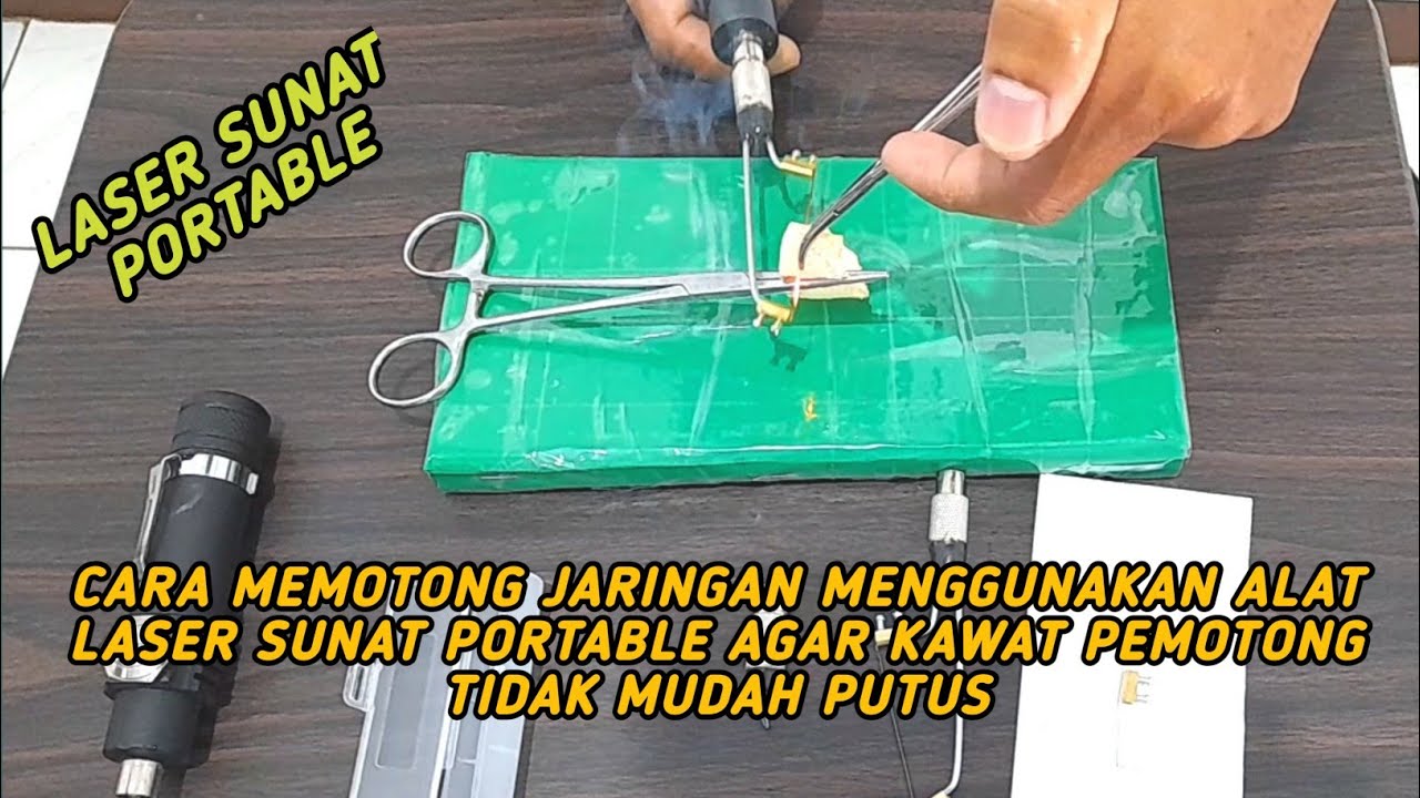 Laser Sunat dan Cara Menggunakannya Agar tidak Mudah Putus - YouTube