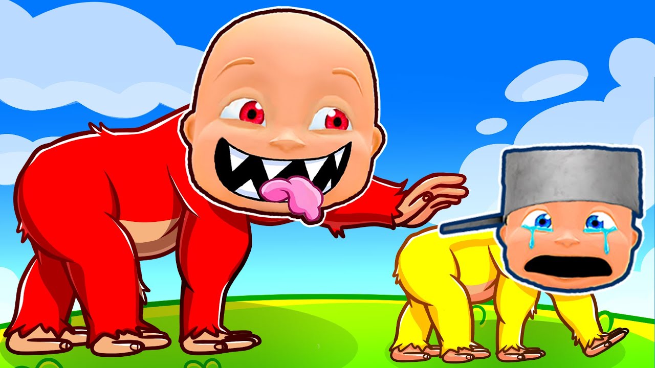 Baby Becomes The BIGGEST MONKEY in Roblox! - YouTube