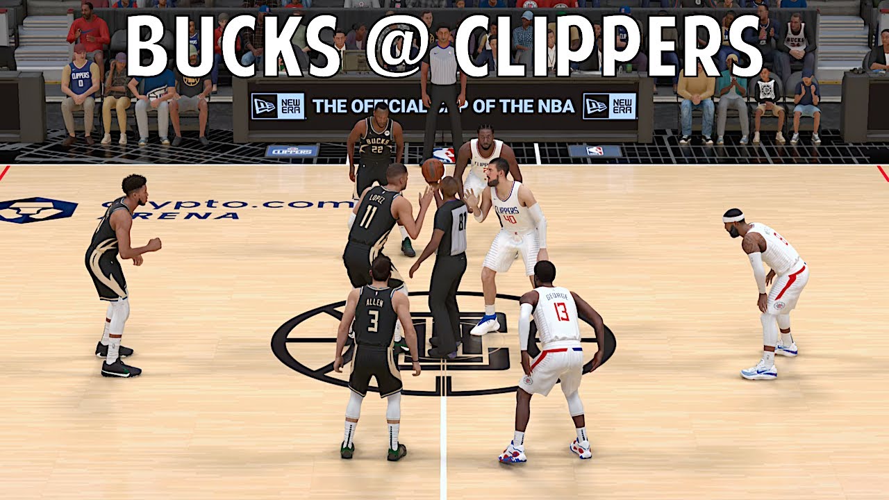 NBA 2K24 PS5 Bucks vs Clippers (4K 60FPS) - YouTube