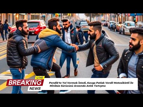 Pendik'te Yol Vermek İstedi, Kavga Patlak Verdi! #viral  #shorts #istanbul #haber