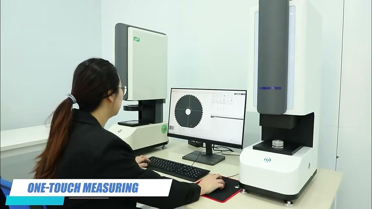 One Touch Image Dimension Measuring Machine (Instant Measurement Equipment) from Unimetro - YouTube