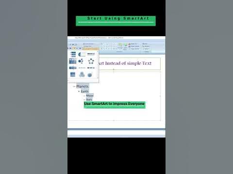 Change Text into SmartArt | Add SmartArt in PowerPoint Presentation #computertricks # ...