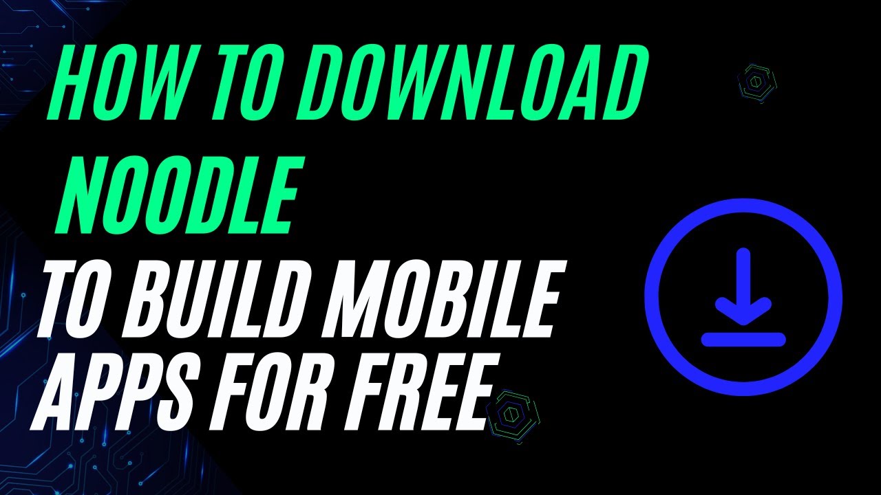 How To Install Noodle - Free App Builder - YouTube