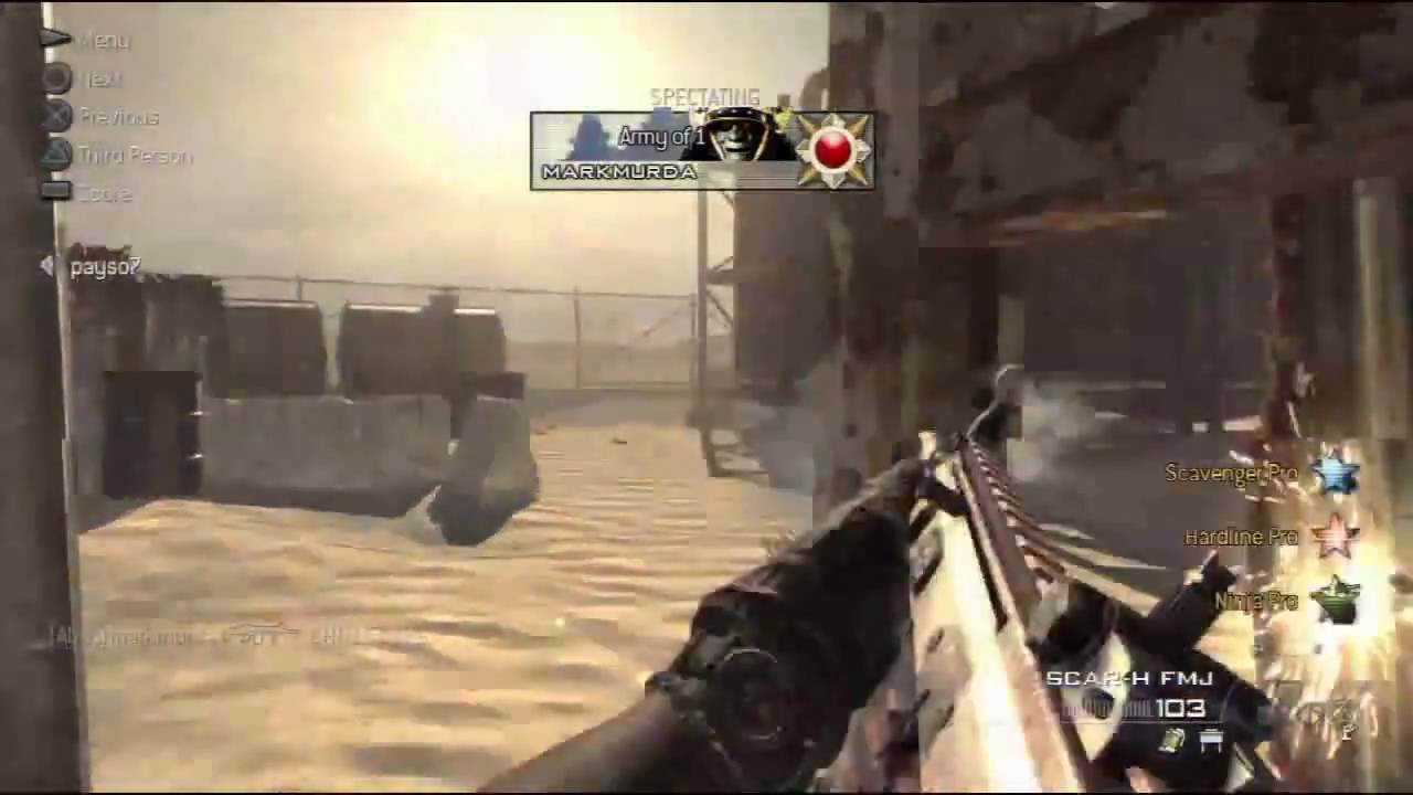 Call of Duty Modern Warfare 2 weird glitches aimbot ac130 horror sound ...