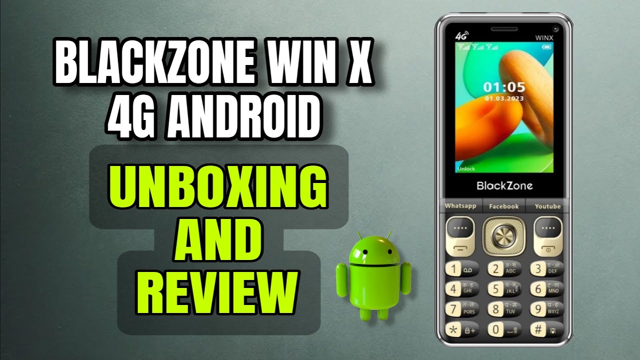 blackzone win x 4g keypad phone | 4g android kepad phone | ब्लैक जोन ...