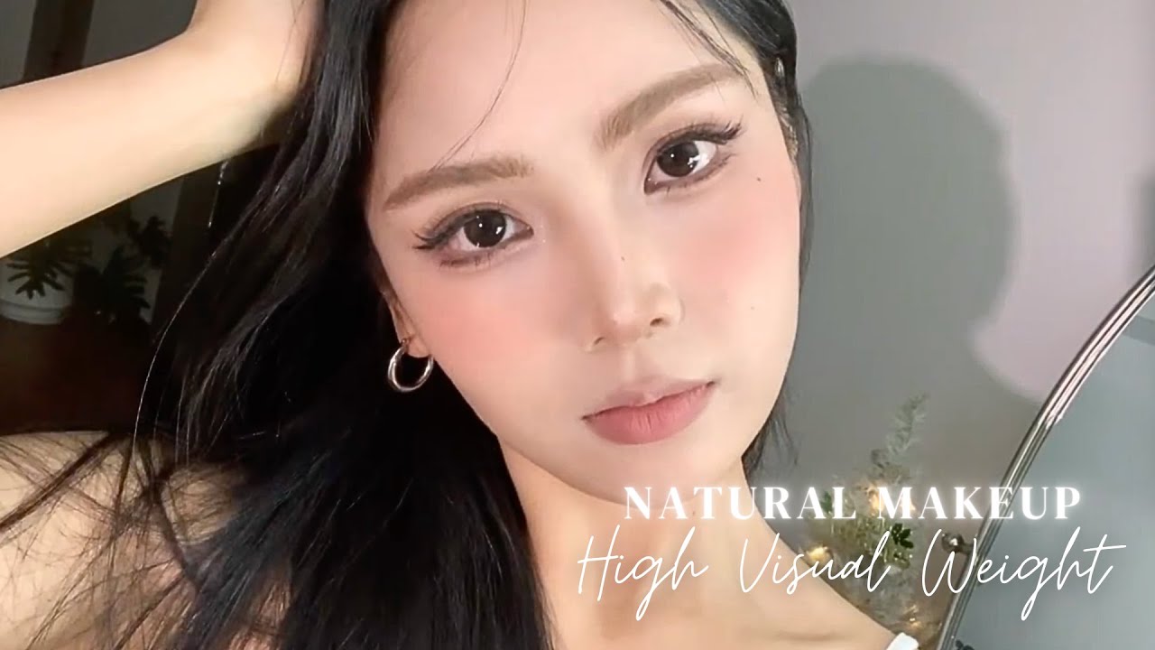 NATURAL EVERYDAY MAKEUP for High Visual Weight | by 一从从 - YouTube