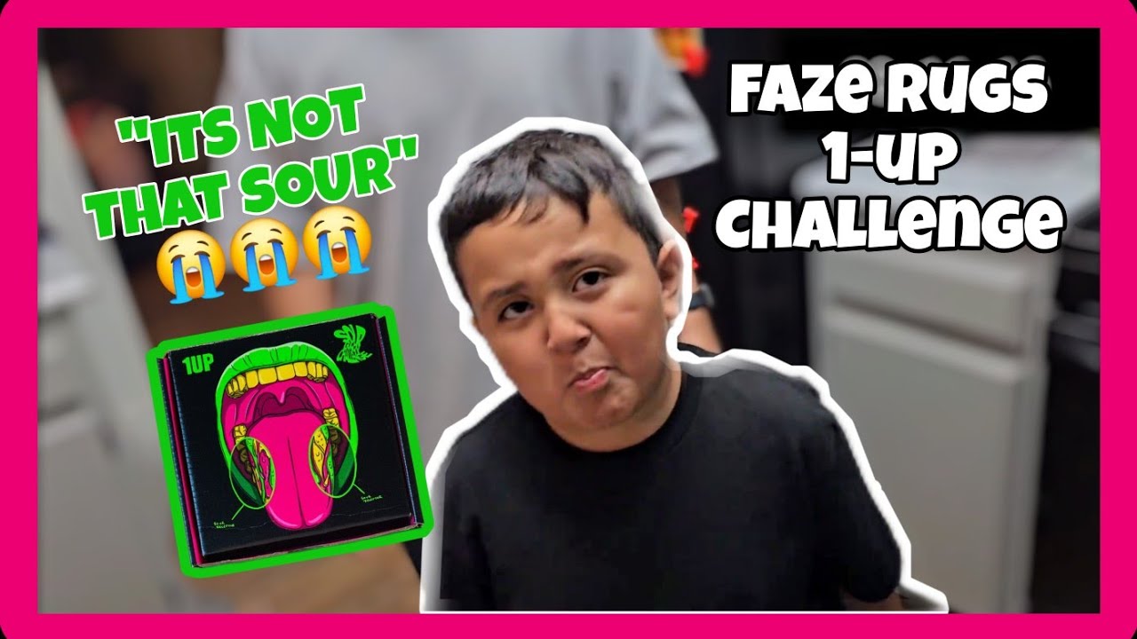 FAZE RUGS 1-UP SOUR CANDY CHALLENGE! THE RG FAMILY - YouTube