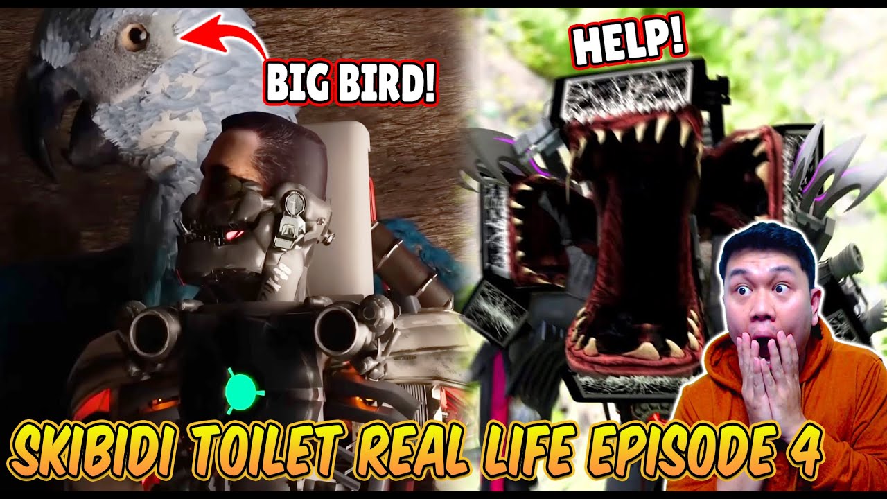 EPISODE BARU 4 SKIBIDI TOILET IN REAL LIFE! SEMUA CHARACTER SKIBIDI ...